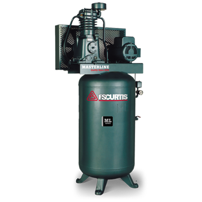 Vertical Tank Mounted Reciprocating Air Compressors — Compressed Air ...