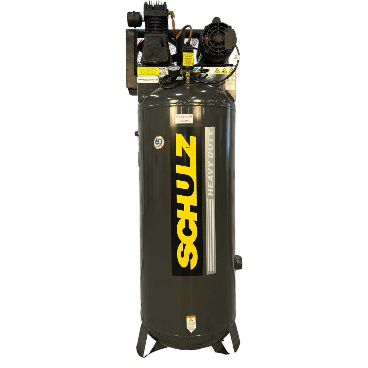 Small Shop 3hp Air Compressor System - 11.5 CFM, 230V/1Ph — Compressed ...