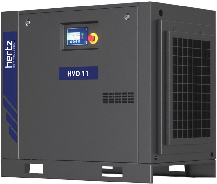 Hertz HVD 5 – 7.5 HP Variable Speed Base Mount Rotary Screw Air Compre — Compressed Air Advisors ...