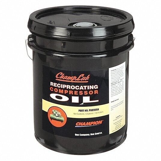 Champion P08908A-5Gal- ChampLub Reciprocating Air Compressor Oil - 5 G ...