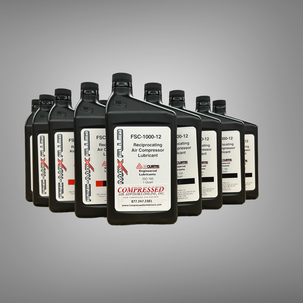 FS-Curits FSC-1000A Reciprocating Air Compressor Oil — Compressed Air ...