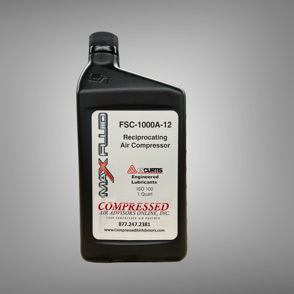FS-Curits FSC-1000A Reciprocating Air Compressor Oil — Compressed Air ...