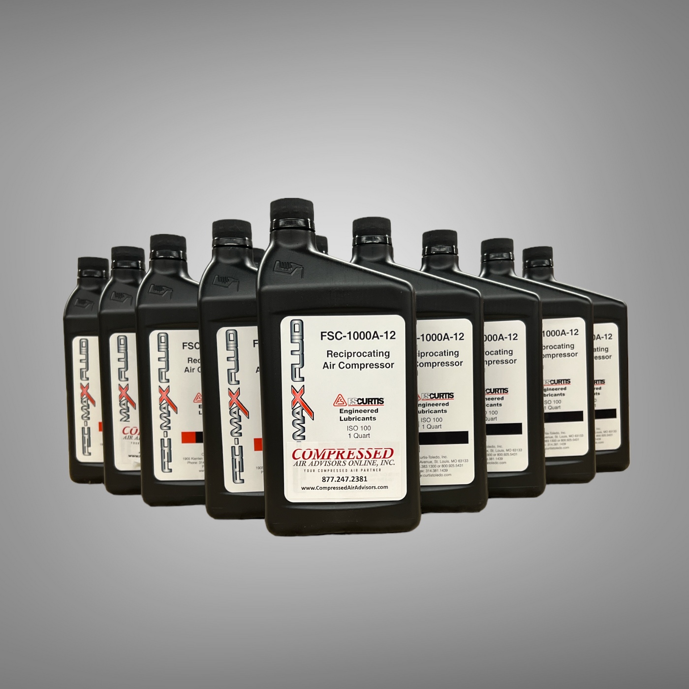FS-Curits FSC-1000A Reciprocating Air Compressor Oil — Compressed Air ...