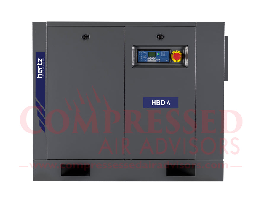 Hertz Kompressoren HBD 4 - 5hp Belt Driven Rotary Screw Air Compressor ...