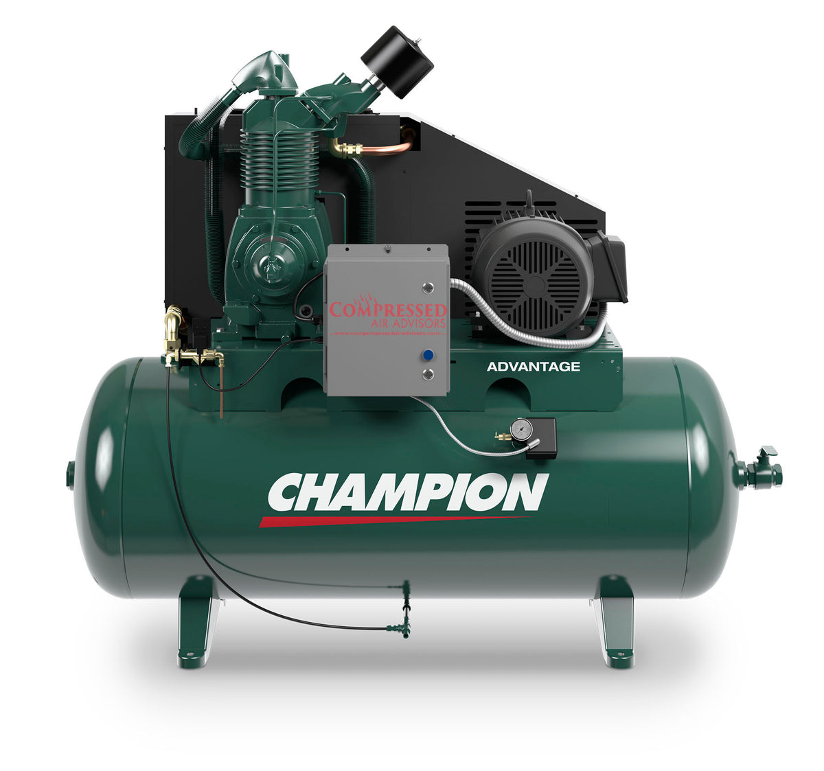 Champion HPL15-24 15 HP 240-Gallon Pressure-Lubricated Air Compressor ...